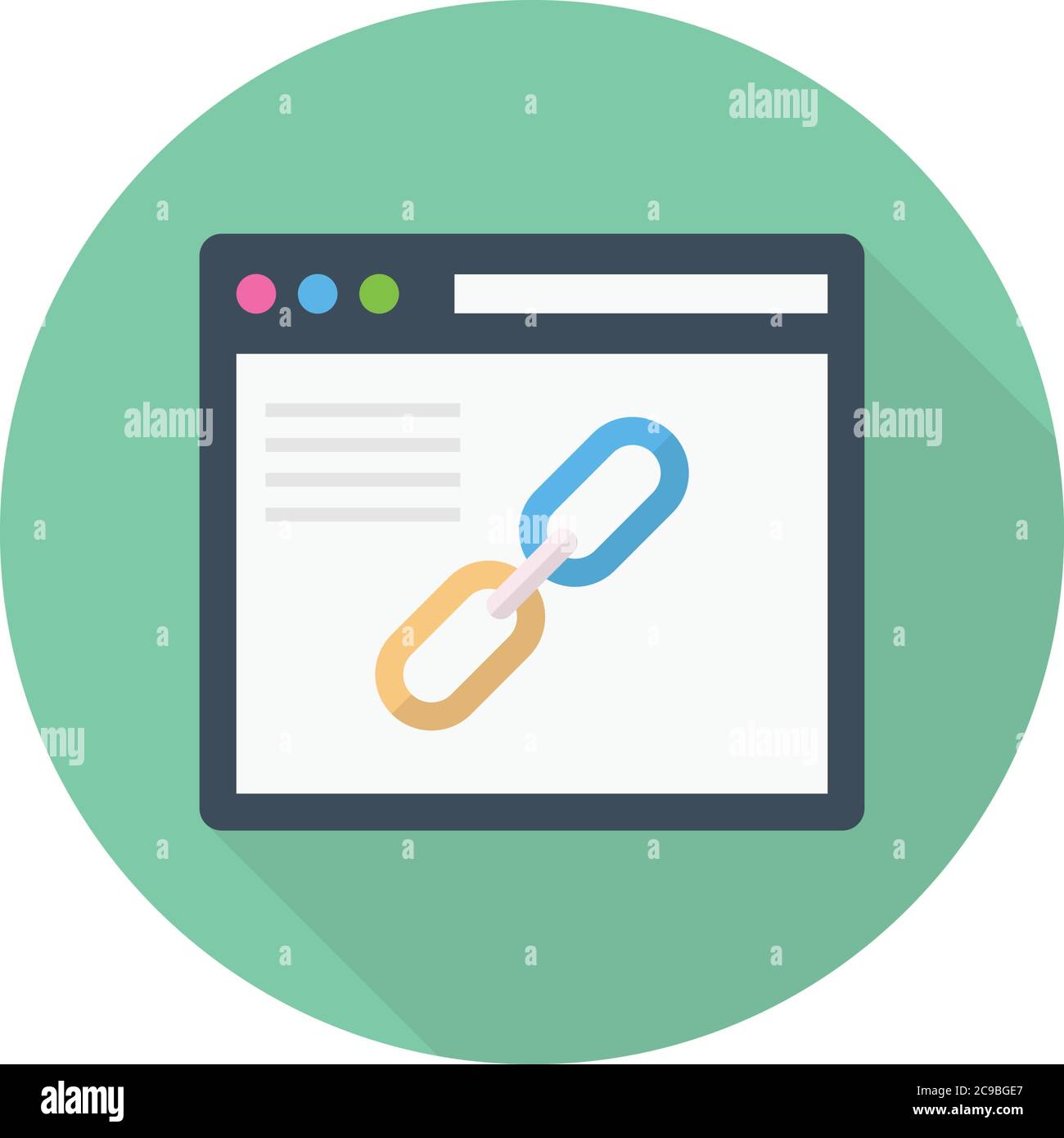 Url symbol Stock Vector Images - Alamy