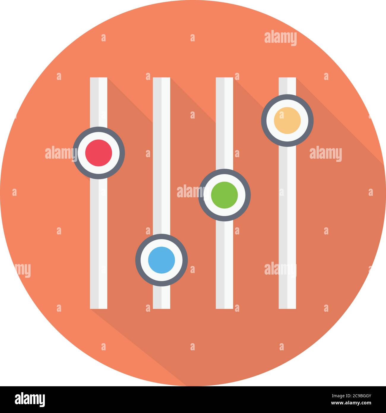Setting control adjustment icon hi-res stock photography and images - Alamy