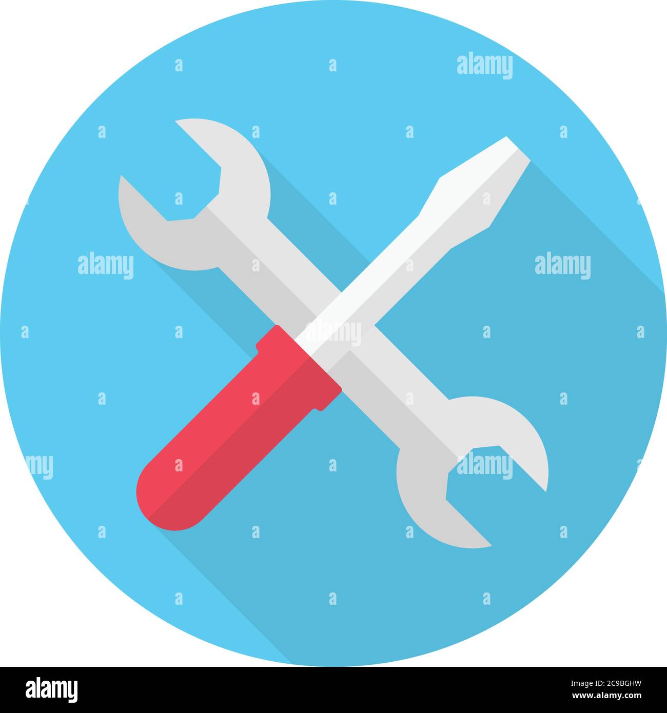 Fix icon website button Cut Out Stock Images & Pictures - Alamy