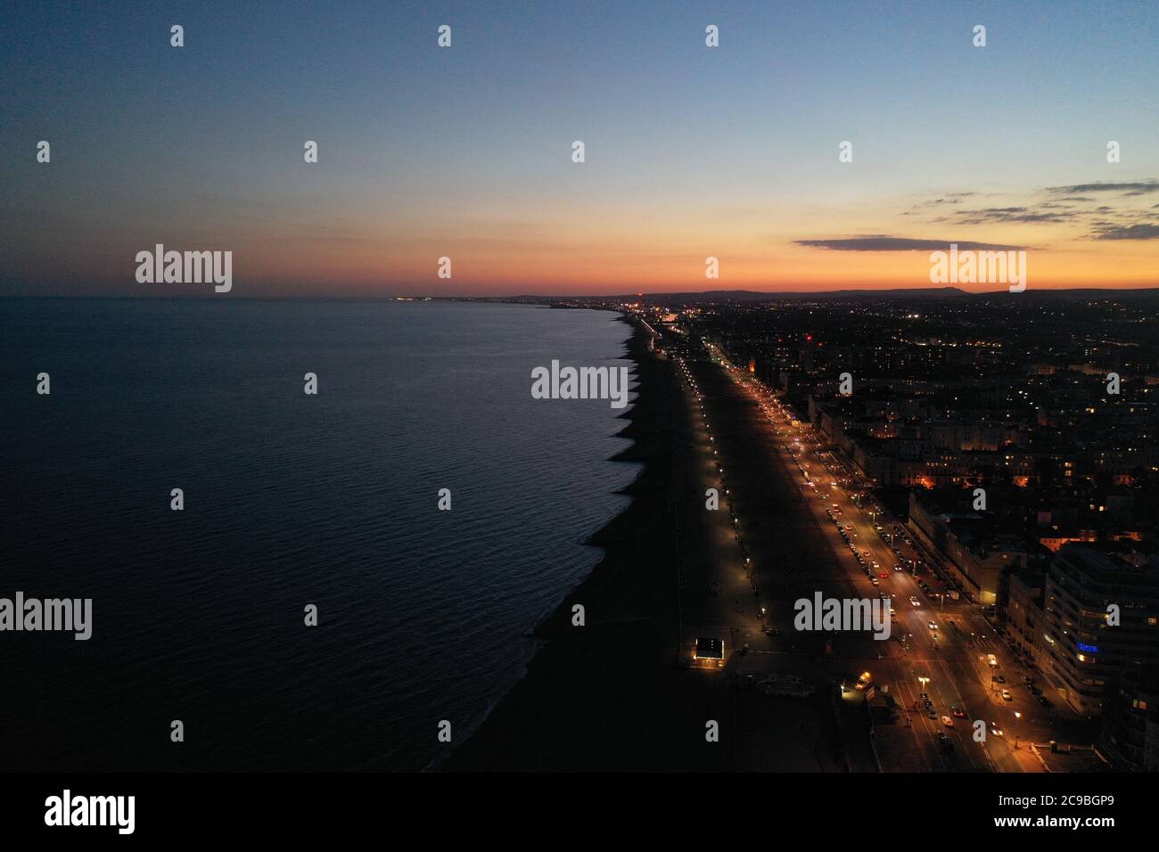 Aerial View Of Brighton Seafront High Resolution Stock Photography and ...