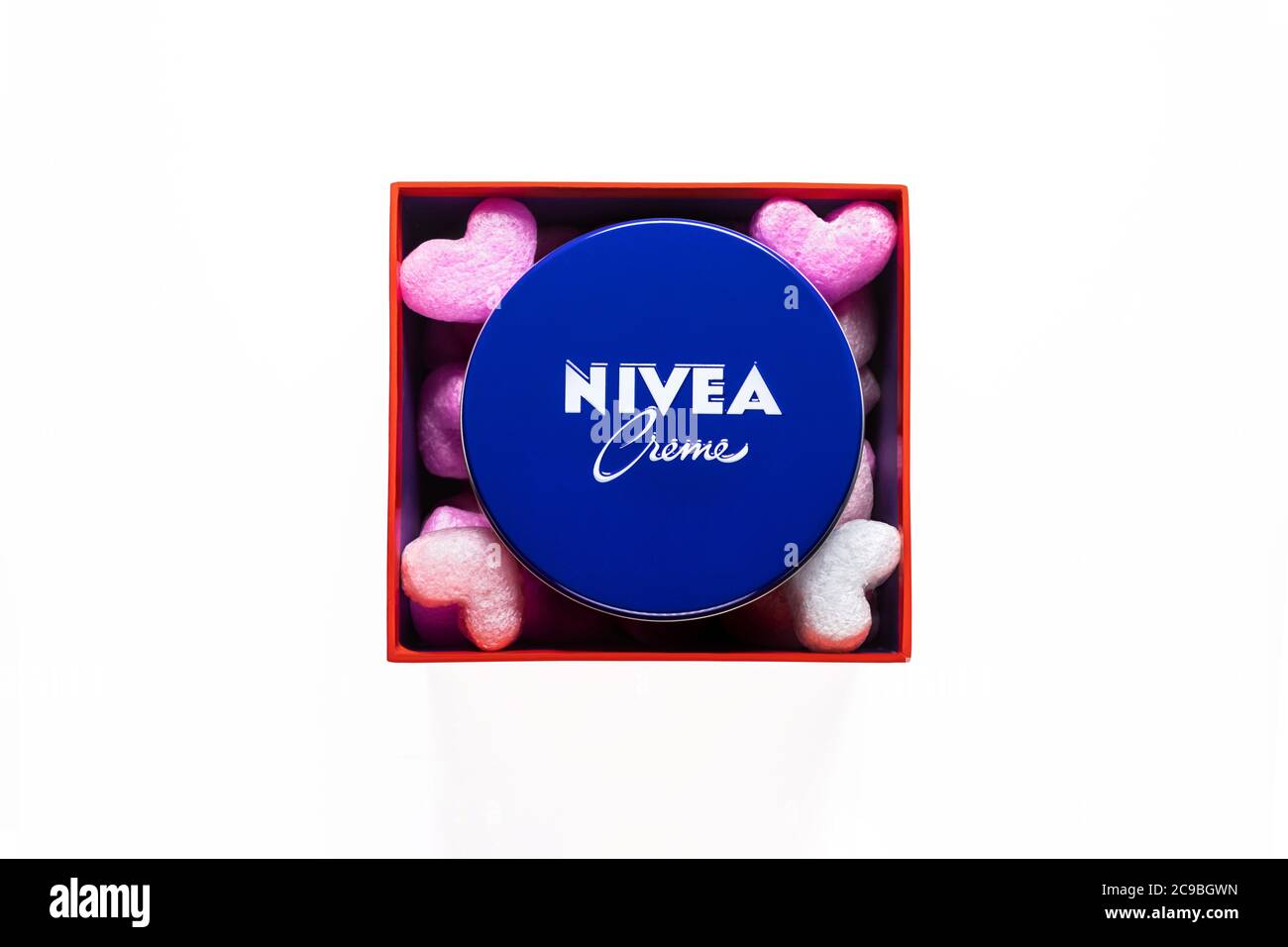 Box with nivea cream hi-res stock photography and images - Alamy