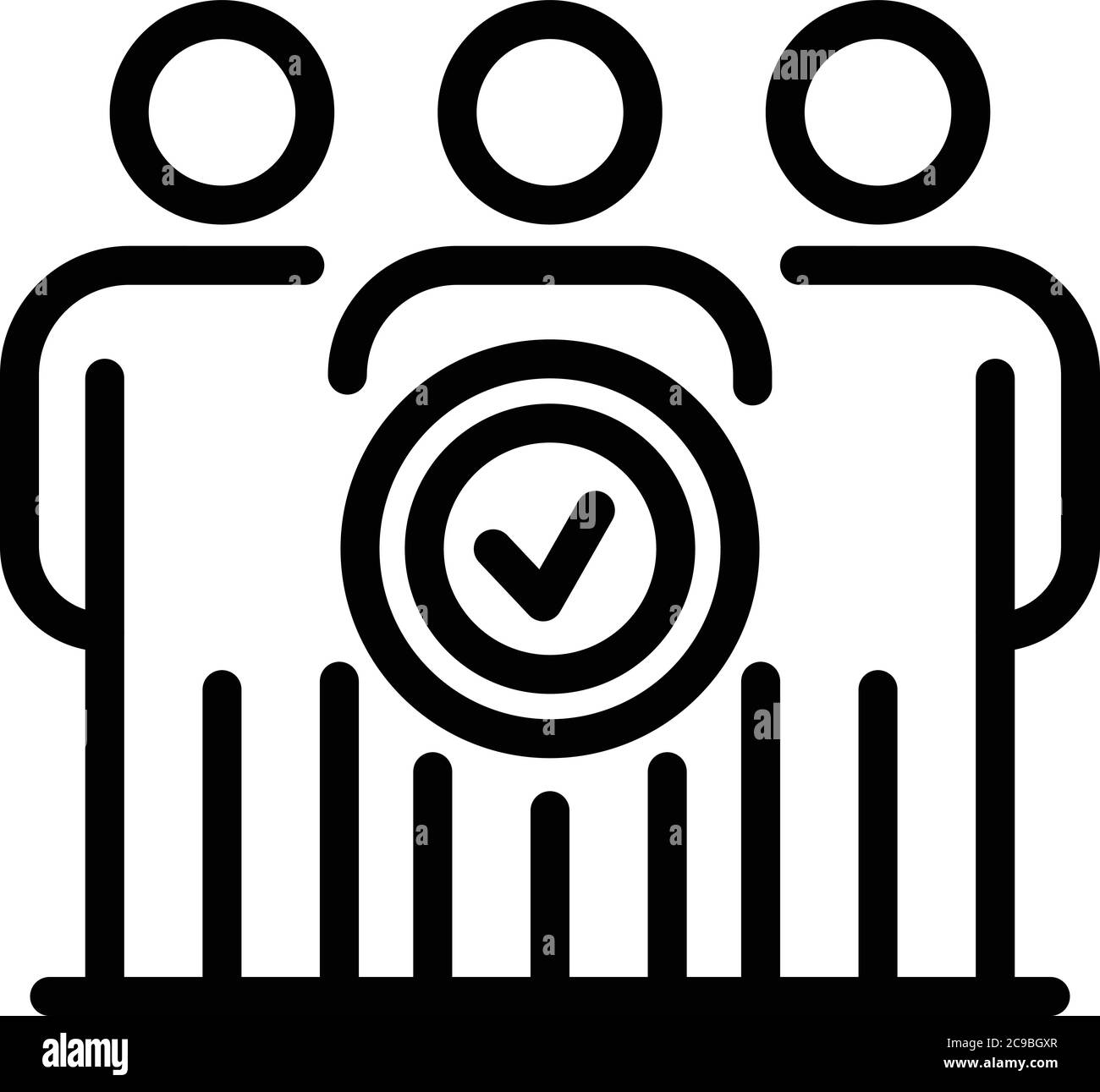 Group personal traits icon Cut Out Stock Images & Pictures - Alamy