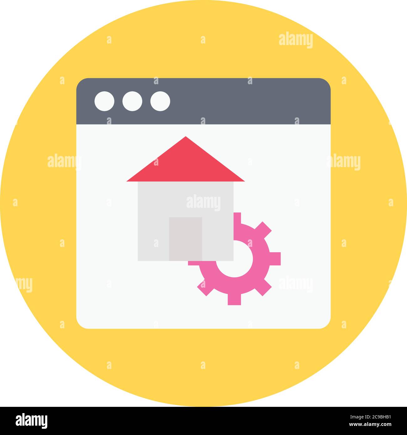 Home page Stock Vector Images - Alamy