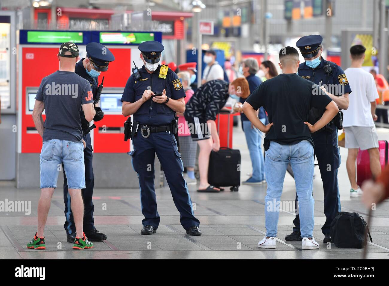 Munich police control station hi-res stock photography and images - Alamy