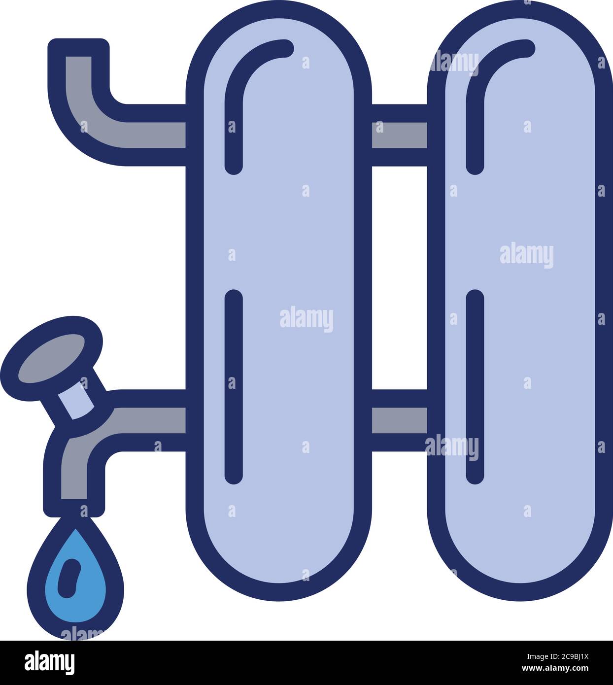 Water filter icon. Outline water filter vector icon for web design ...