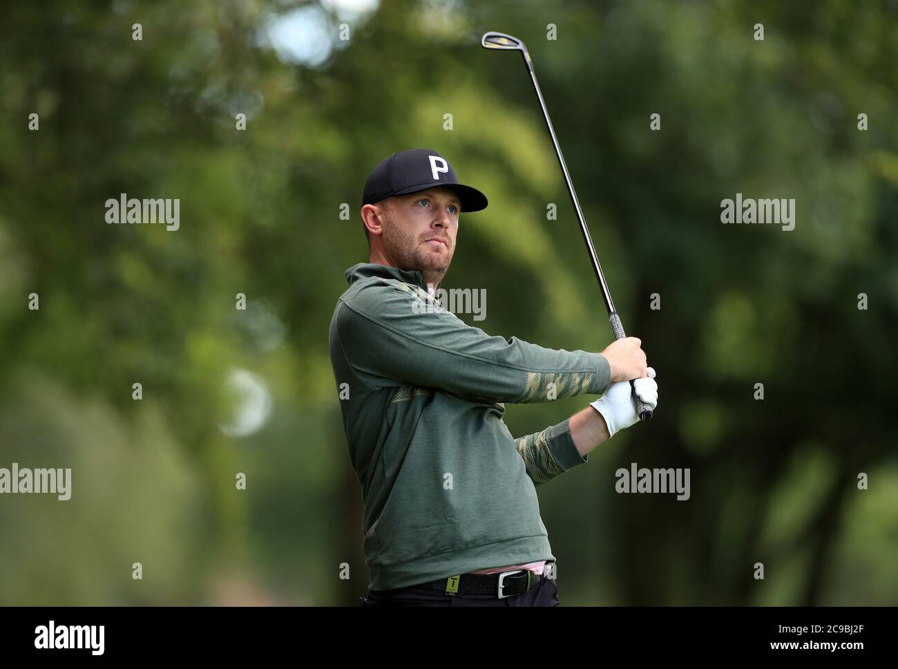 England's Garrick Porteous tees off the 2nd during day one of the Hero ...
