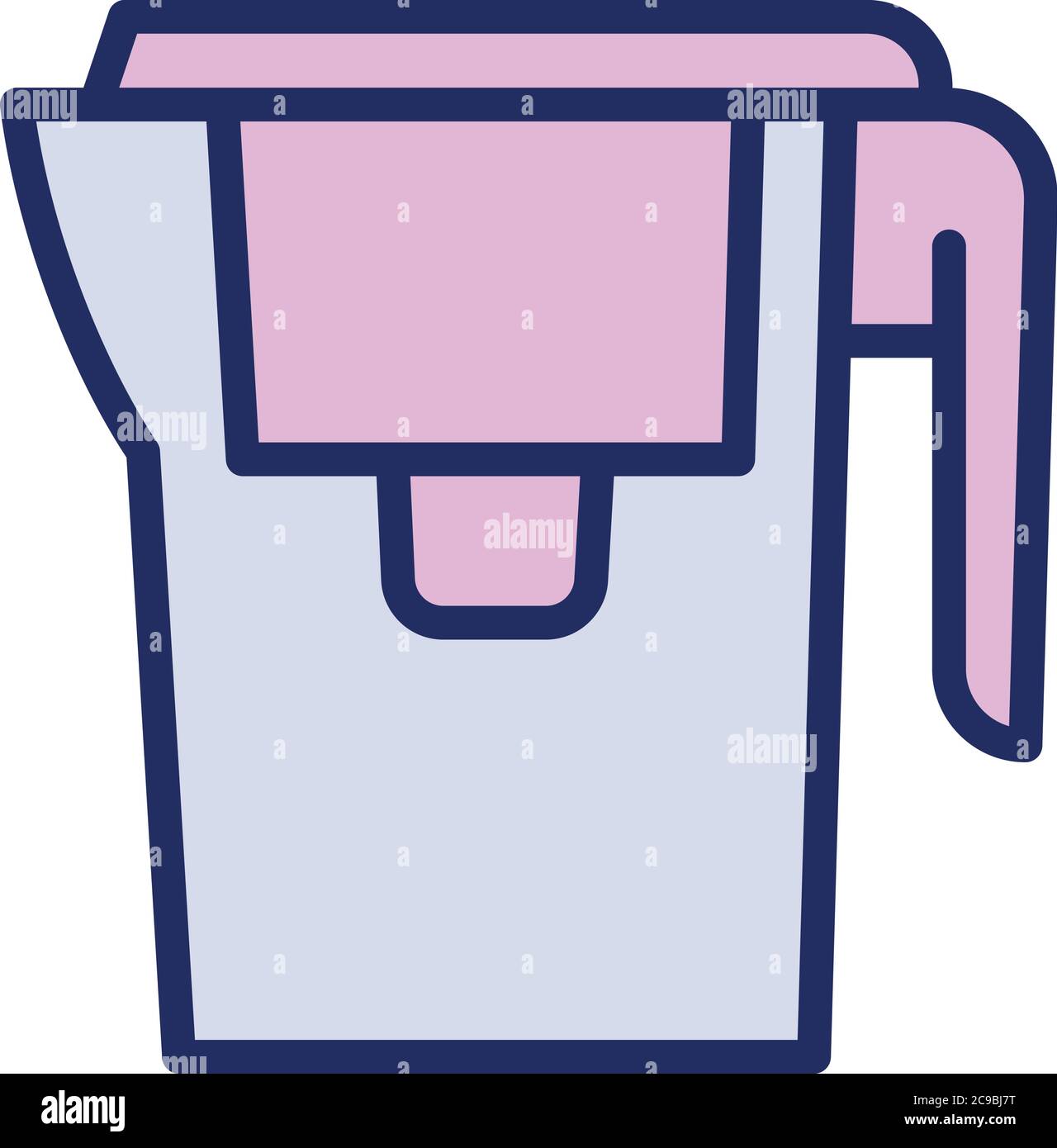 Classic water filter jug icon. Outline classic water filter jug vector ... Classic water filter jug icon. Outline classic water filter jug vector ...