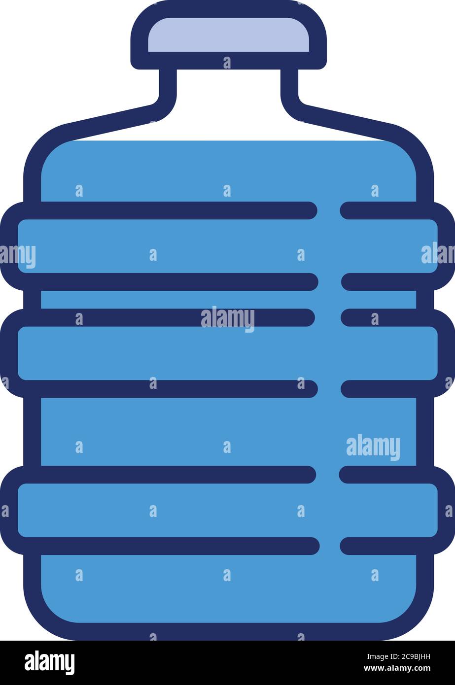 Filtered water bottle icon. Outline filtered water bottle vector icon ...