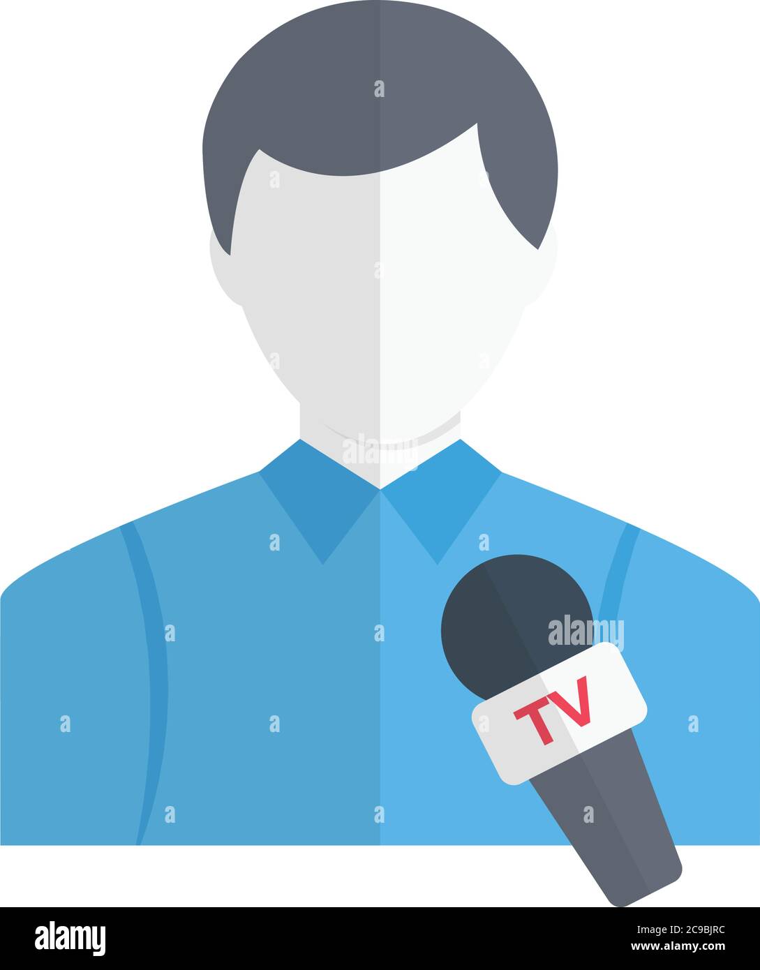 Male television presenter Cut Out Stock Images & Pictures - Alamy