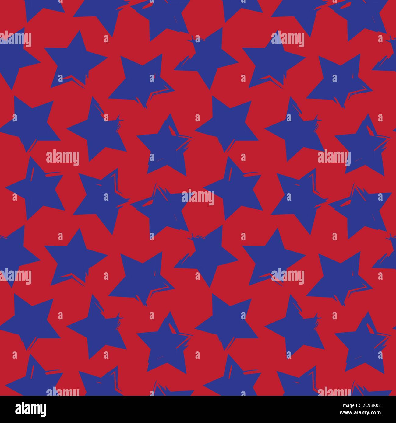 Stars brush stroke seamless pattern background for fashion textiles ...
