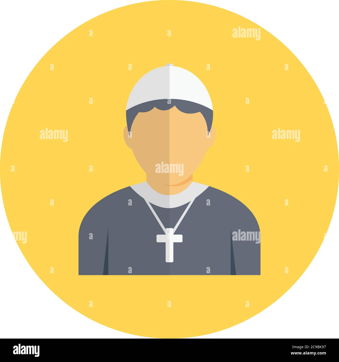 Church father Stock Vector Images - Alamy