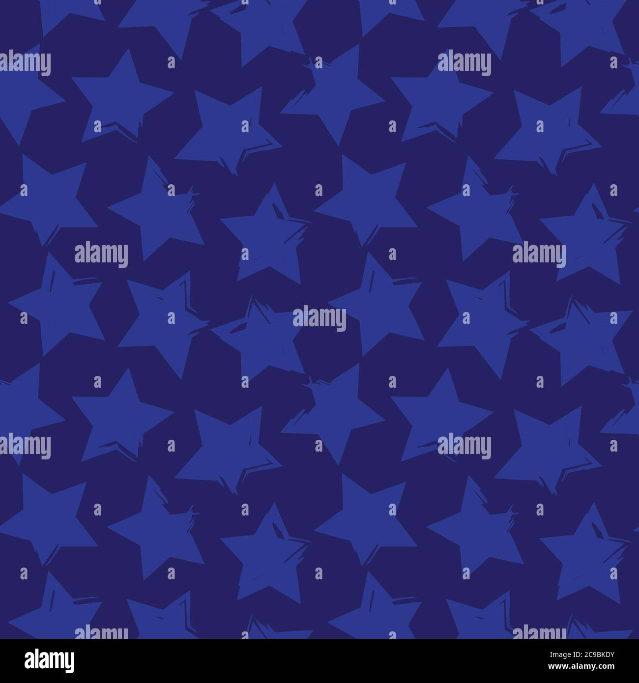 Stars brush stroke seamless pattern background for fashion textiles ...