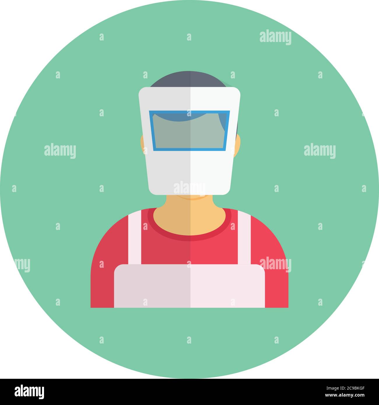 Worker welding Stock Vector Images - Alamy