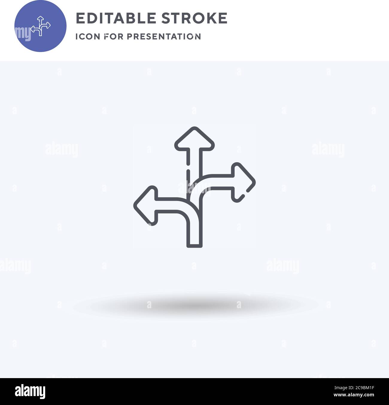 Directions icon vector, filled flat sign, solid pictogram isolated on ...