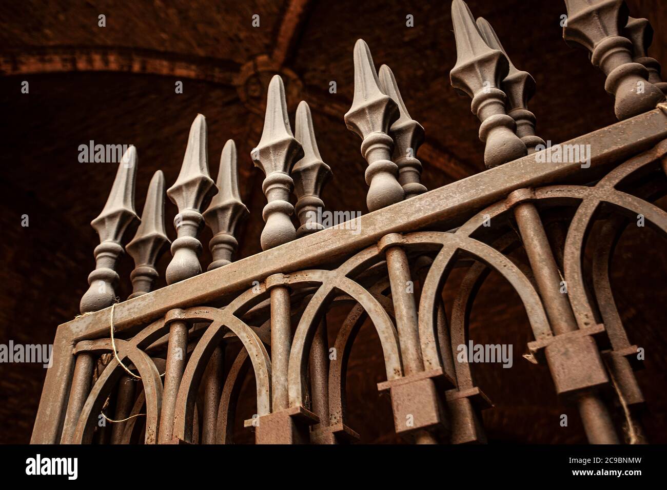 Detail of an ancient gate Stock Photo - Alamy