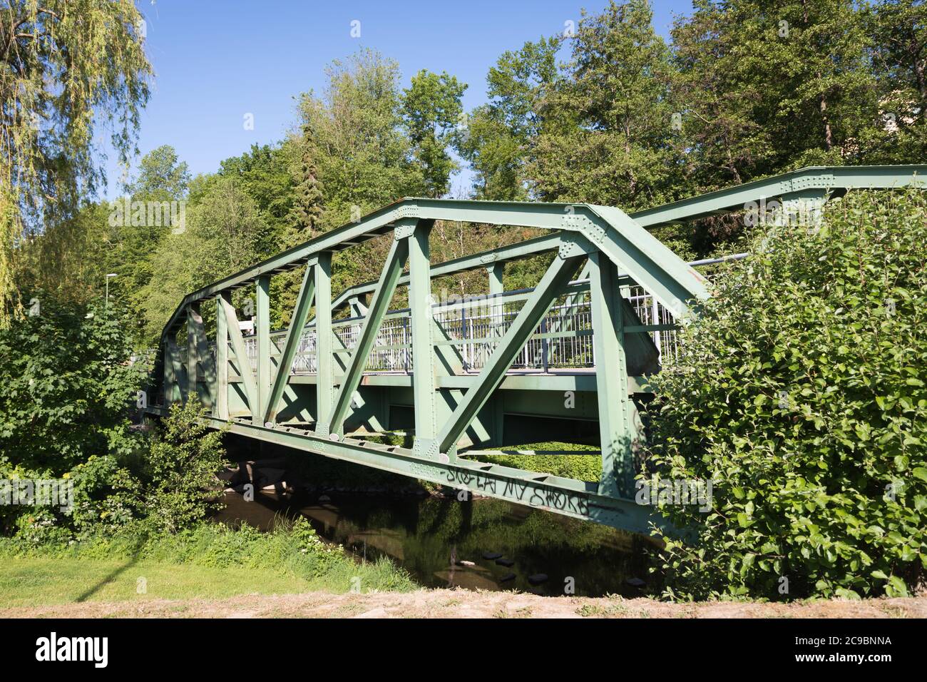 Railway bridge Ohler Wiesen, Wipperfürth Stock Photo - Alamy
