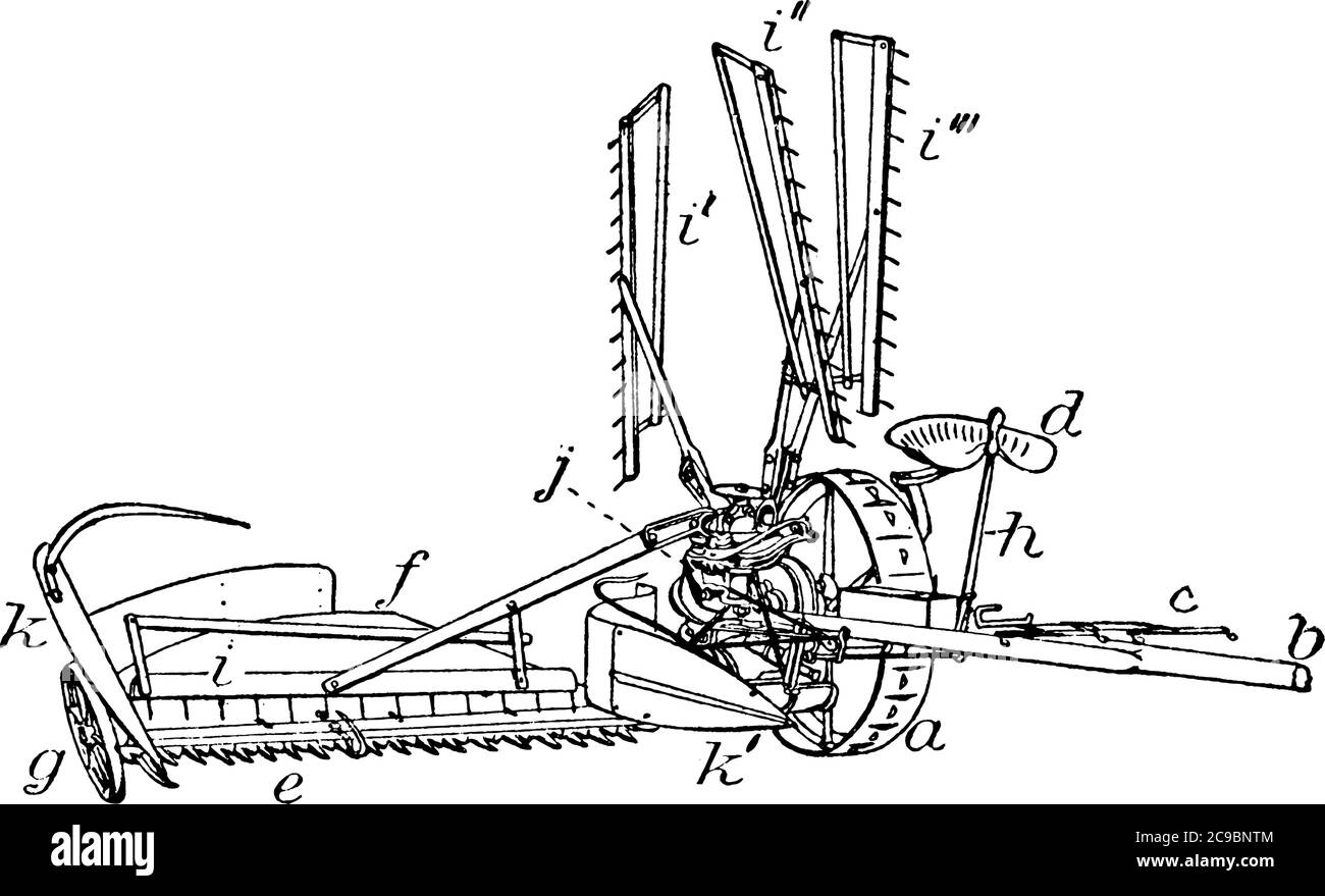Horse drawn implement Stock Vector Images - Alamy