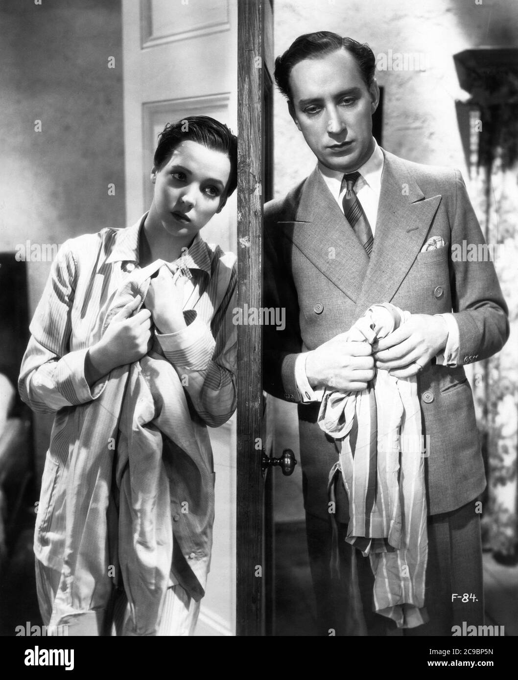 JESSIE MATTHEWS and SONNIE HALE in FIRST A GIRL 1935 director VICTOR SAVILLE Gaumont British ...