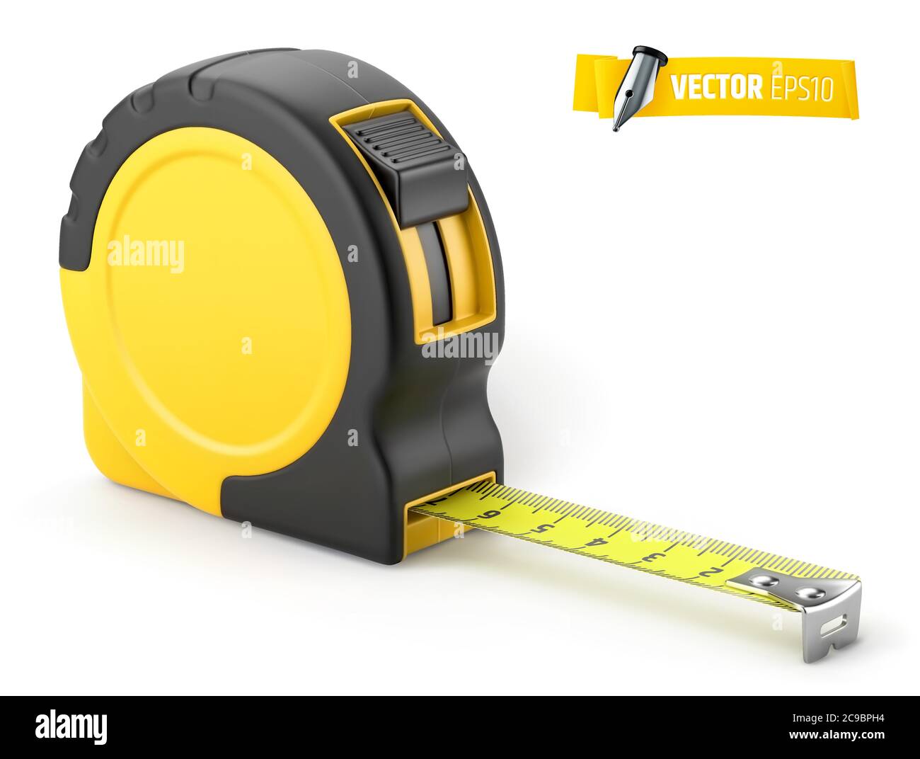 Vector tape measure hi-res stock photography and images - Alamy