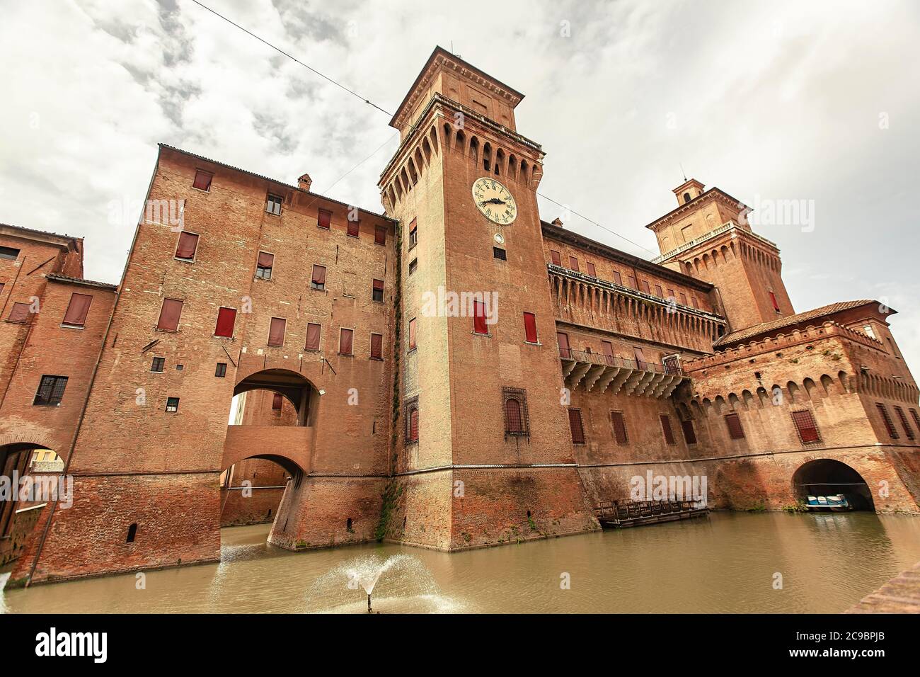 Italy Ferrara Castle Estense High Resolution Stock Photography and ...