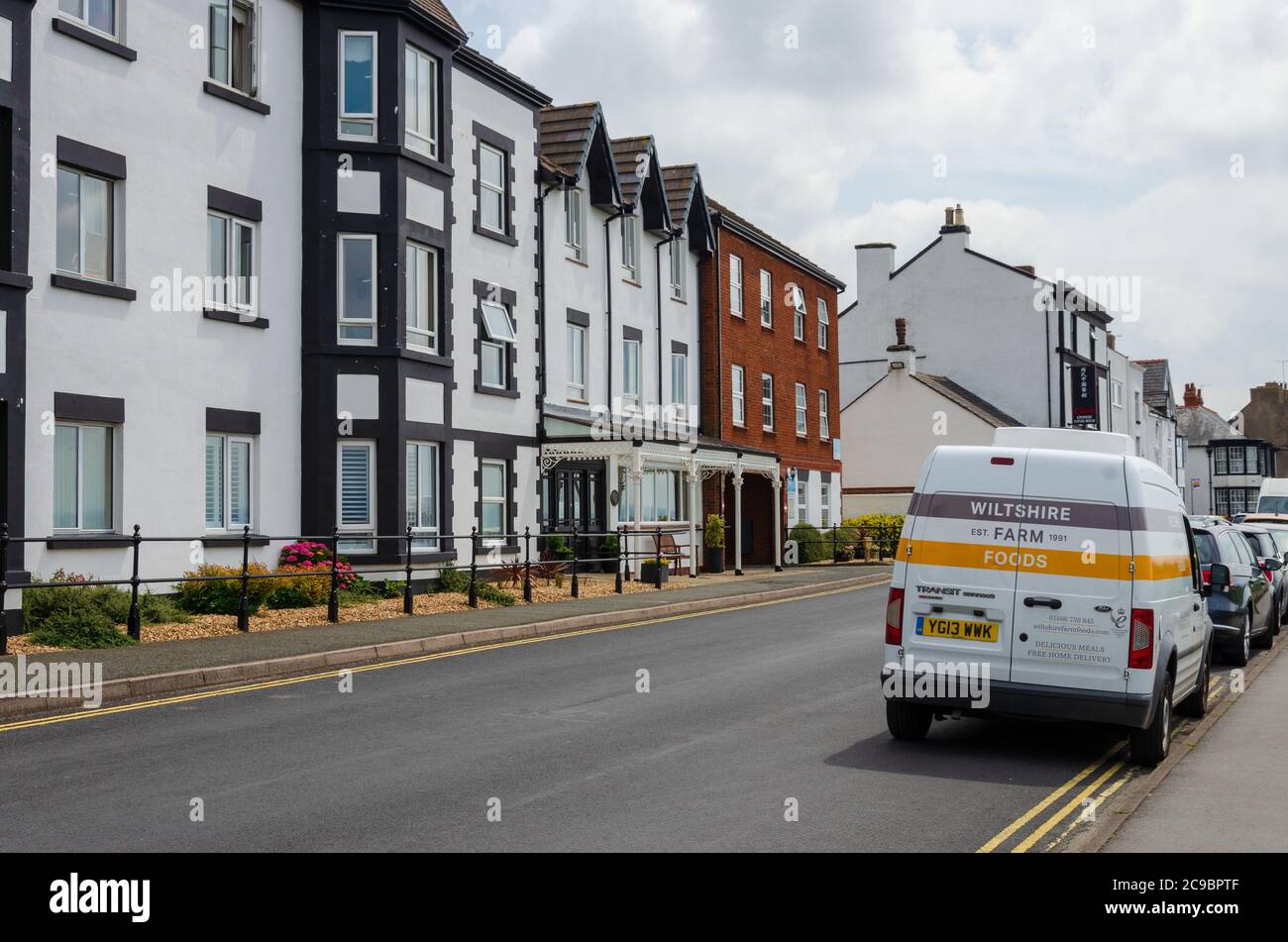 Parkgate, UK: Jun 17, 2020: A refrigerated delivery van owned by ...