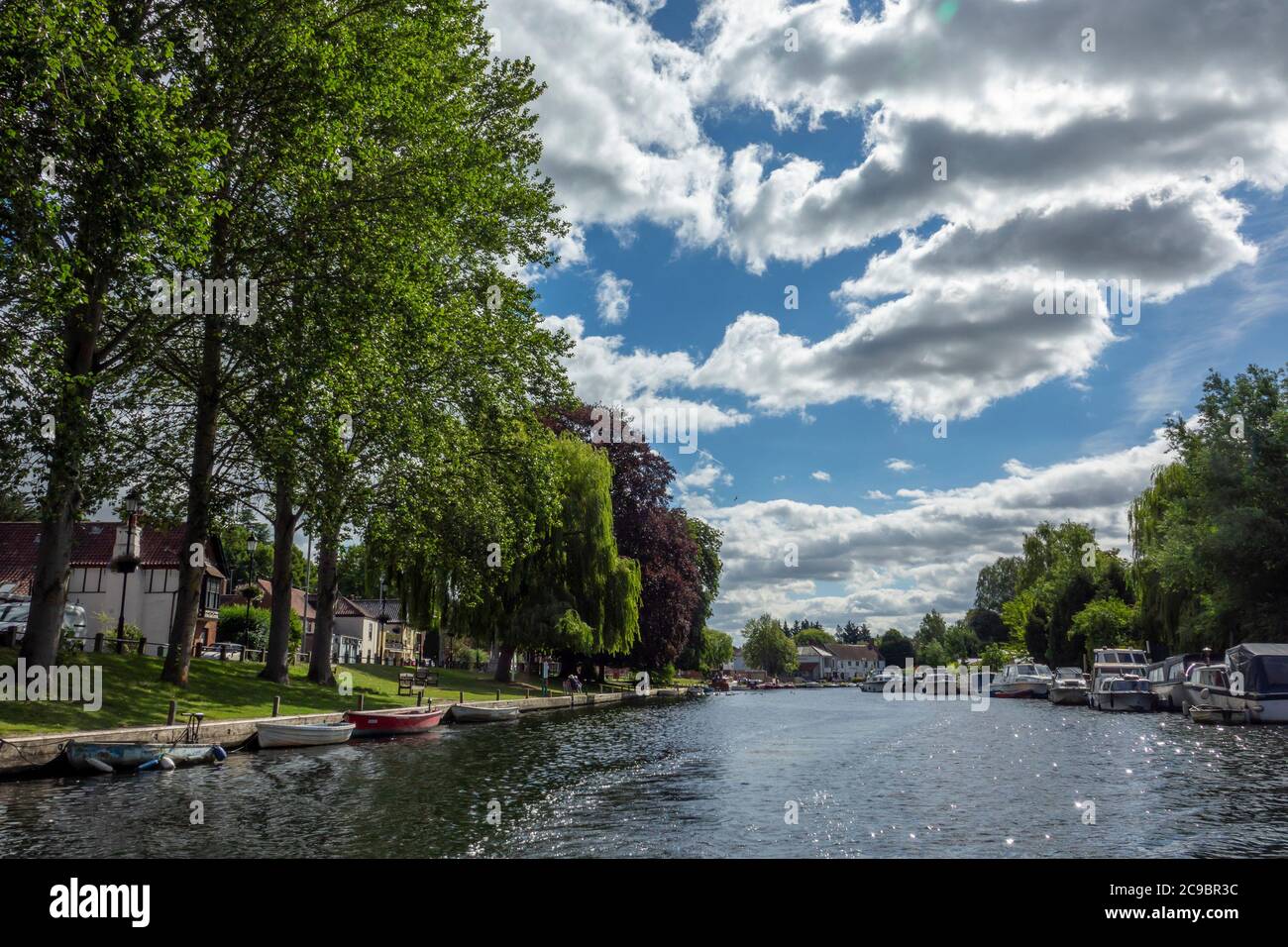 River Yare, Thorpe Green Stock Photo - Alamy
