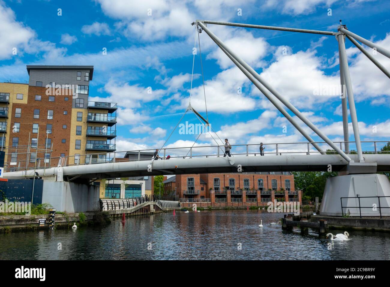 Lady Julian Bridge Norwich Stock Photo - Alamy