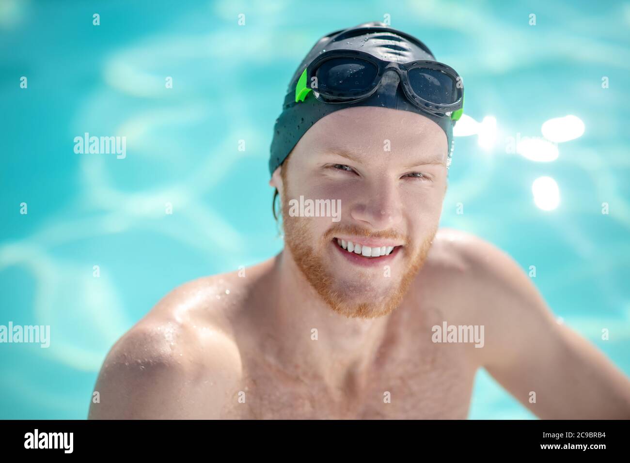 Man bearded successful athlete hi-res stock photography and images - Alamy