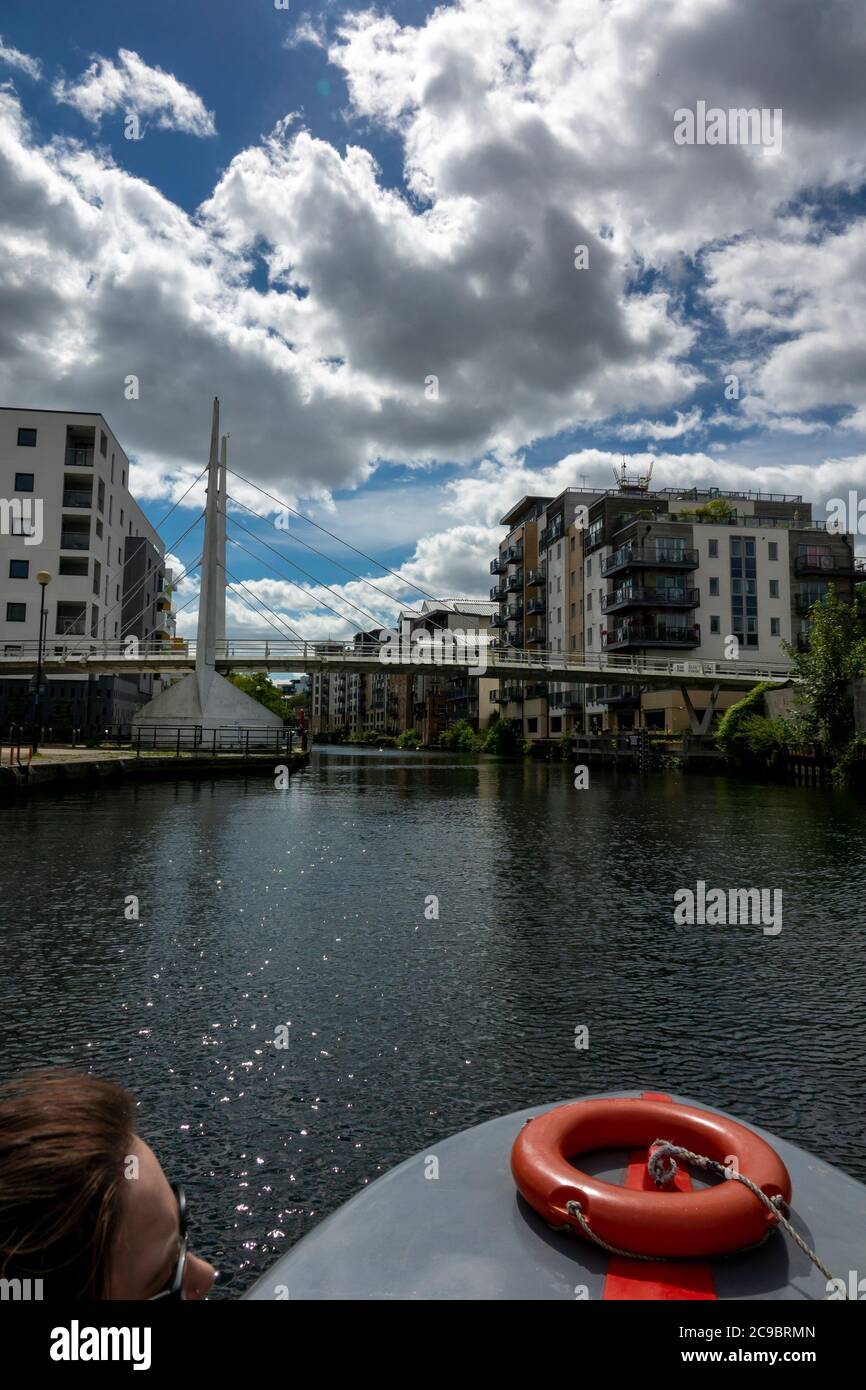 Novi Sad bridge Norwich Stock Photo - Alamy