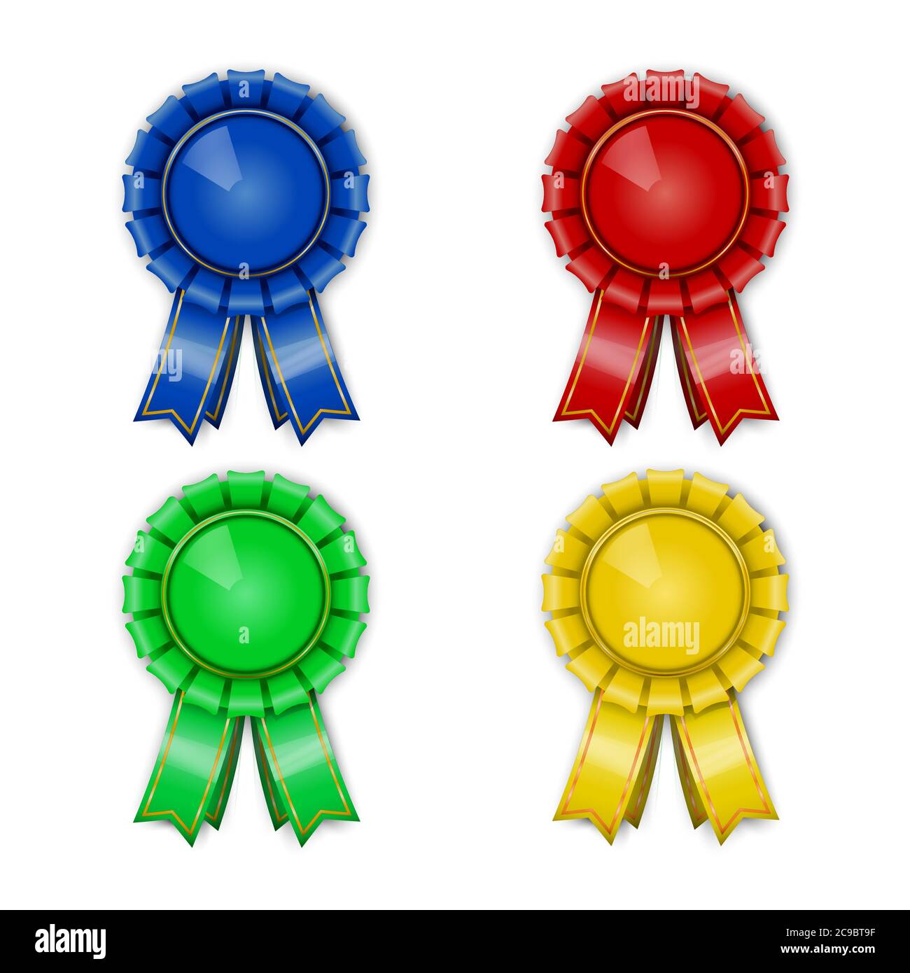 Blue horse rosette Stock Vector Images - Alamy