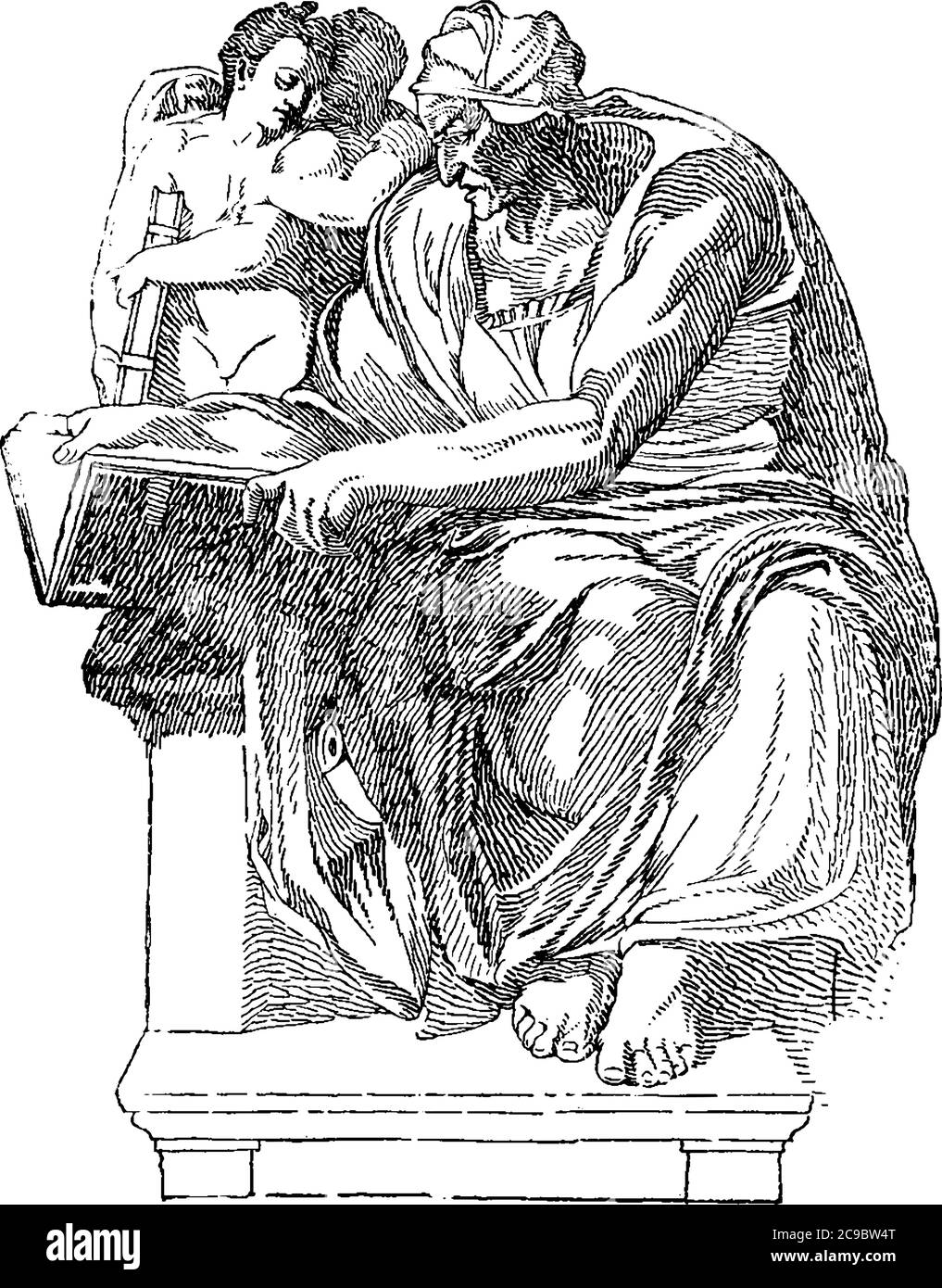 The Cumaean Sibyl, The sibyls were oracles in Ancient Greece, vintage ...