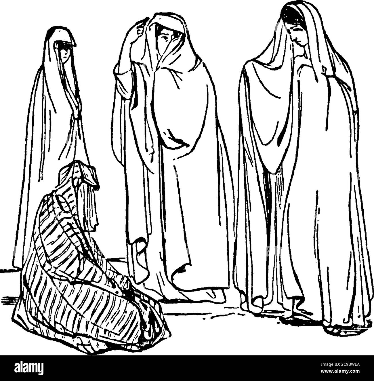 Syrian women Stock Vector Images - Alamy