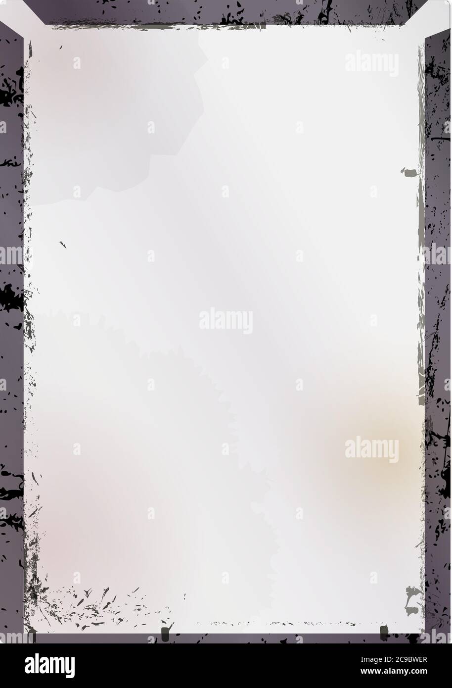 Empty frame of photographic analog film, camera film, grungy photo ...