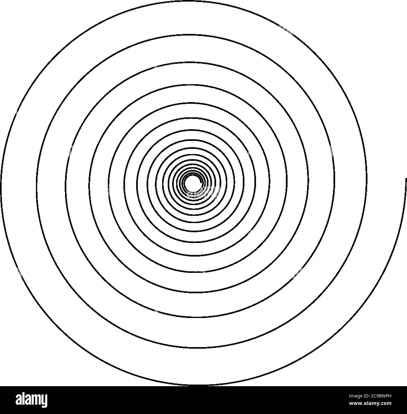 Spiral Curve is a curve which spread out from a point while ...