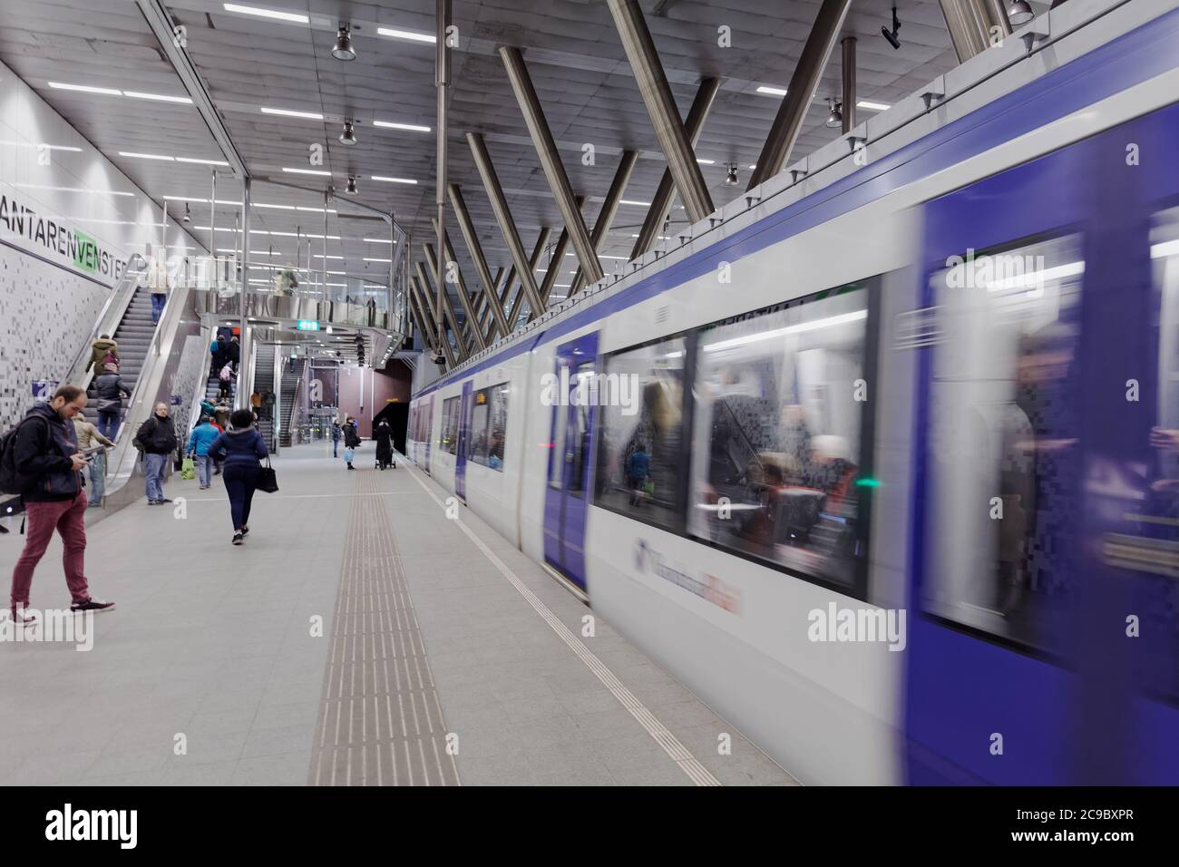 Leuvehaven metro station hi-res stock photography and images - Alamy