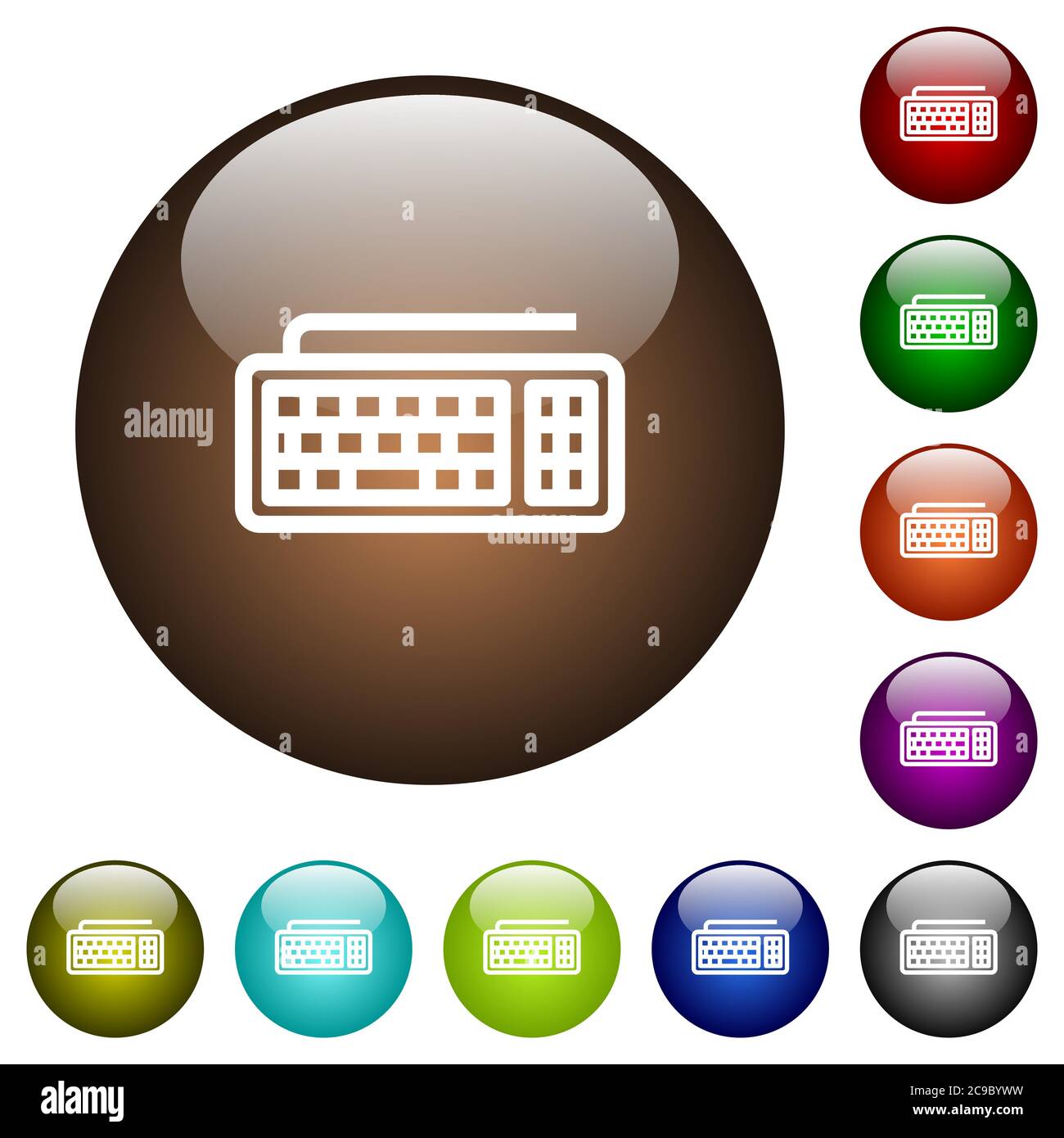 Computer keyboard operator Stock Vector Images - Alamy