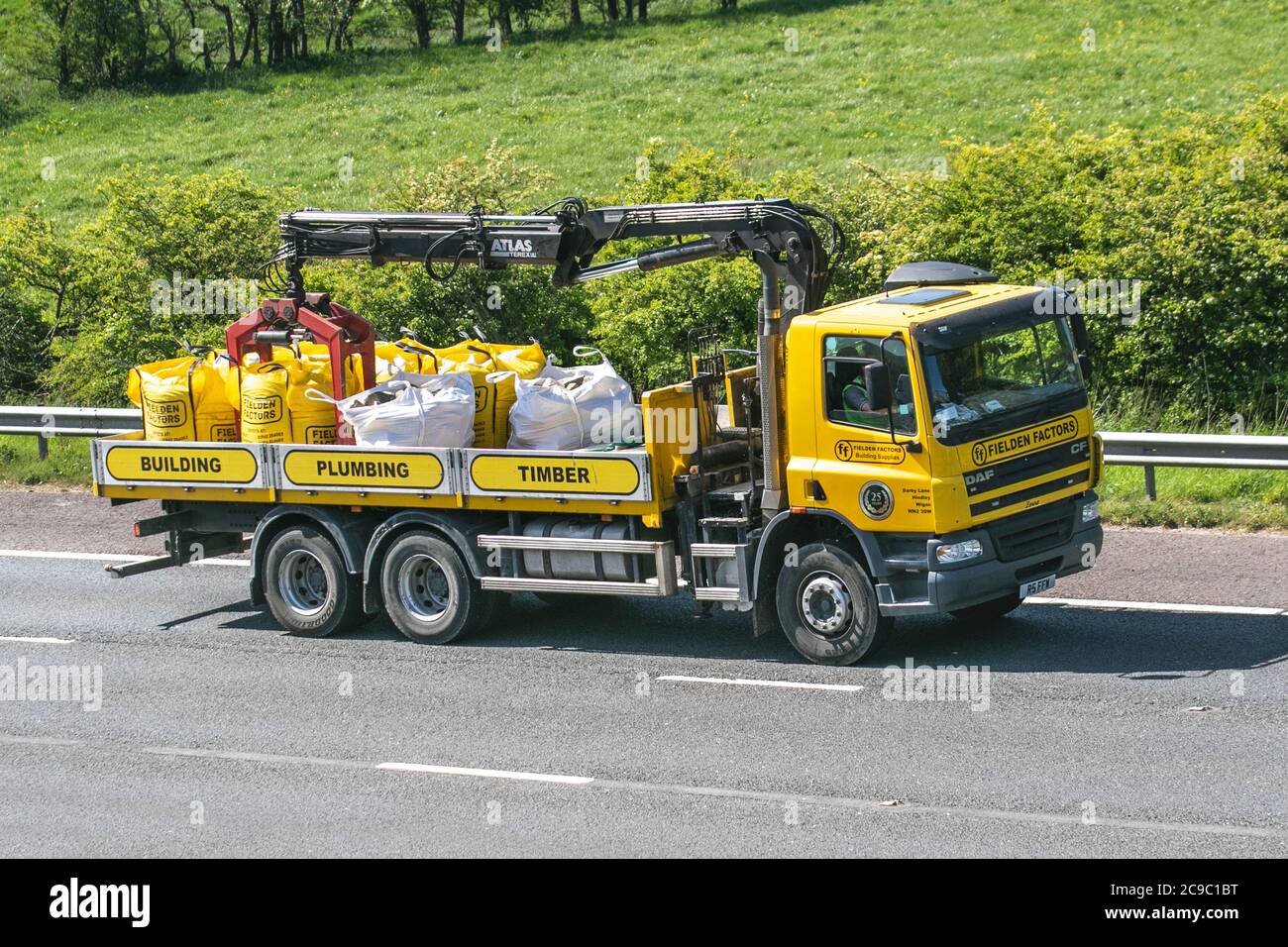 Fielden Factors Haulage delivery trucks, dropside lorry, transportation ...