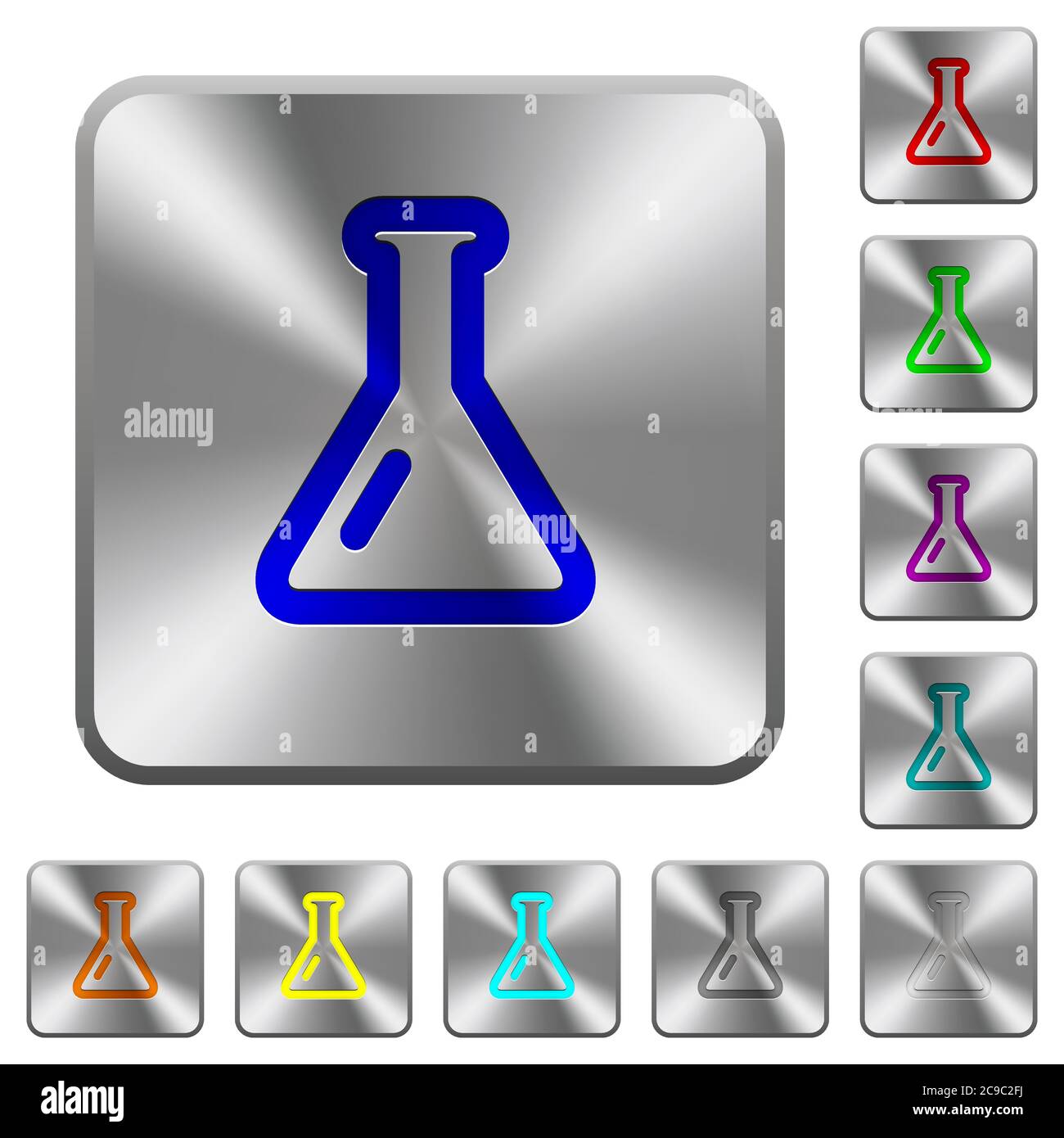 Chemistry silver blue Stock Vector Images - Alamy