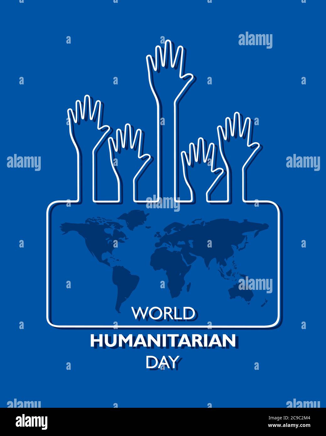 Vector Illustration of World Humanitarian Day observed on 19th August ...