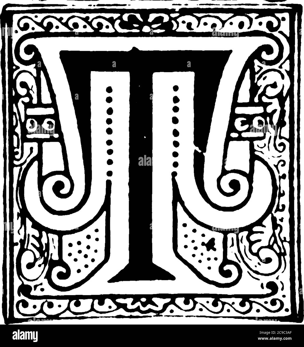 Initial cap Stock Vector Images - Alamy