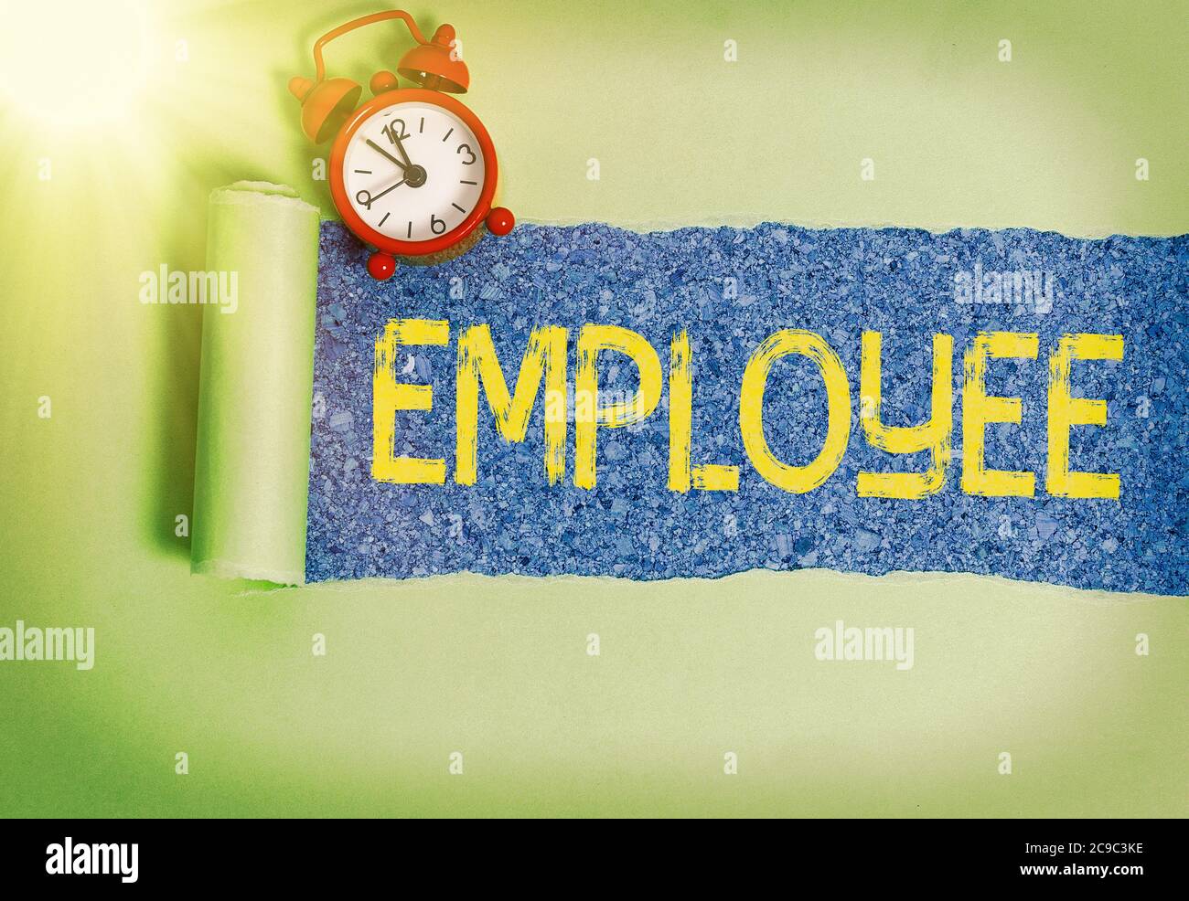 Handwriting text writing Employee. Conceptual photo one employed by ...