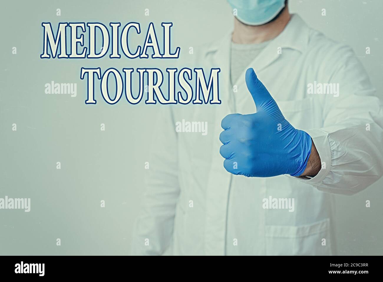 Text sign showing Medical Tourism. Business photo text traveling to ...