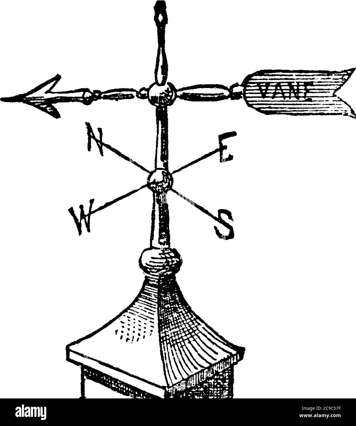 Wind Vane Drawing