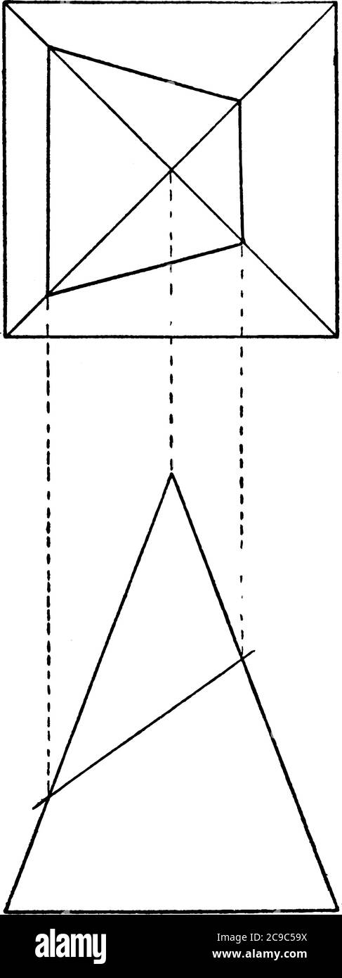 How To Draw A Square Pyramid