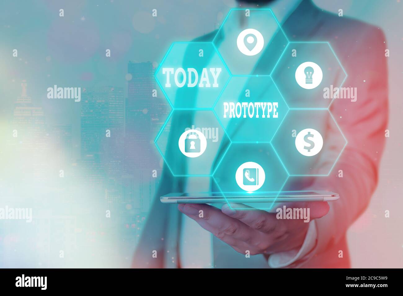 Word writing text Prototype. Business photo showcasing first and ...