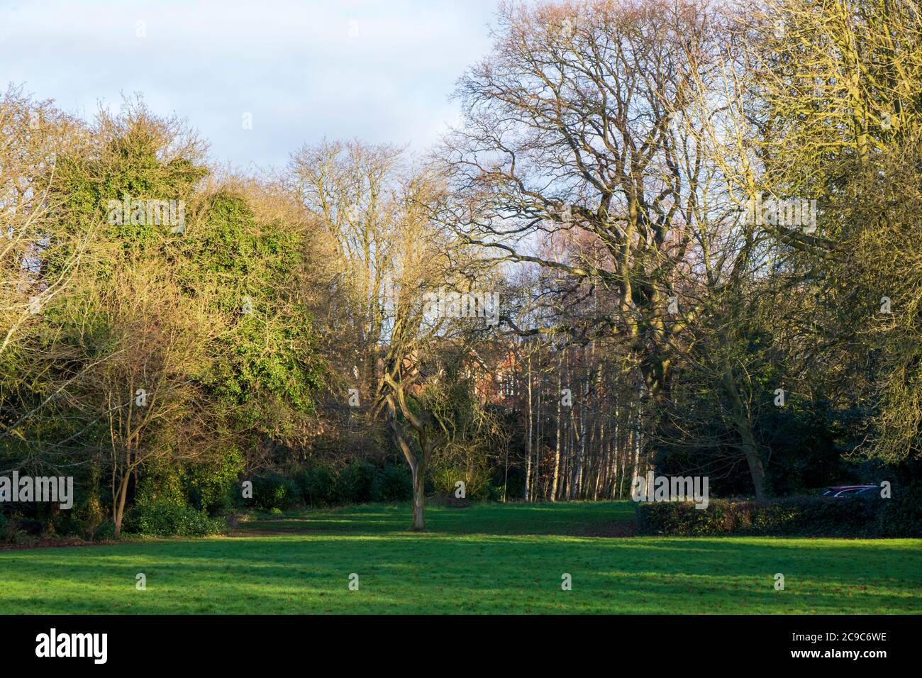A beautiful English park in Wolverhampton on a sunny day. A great place ...