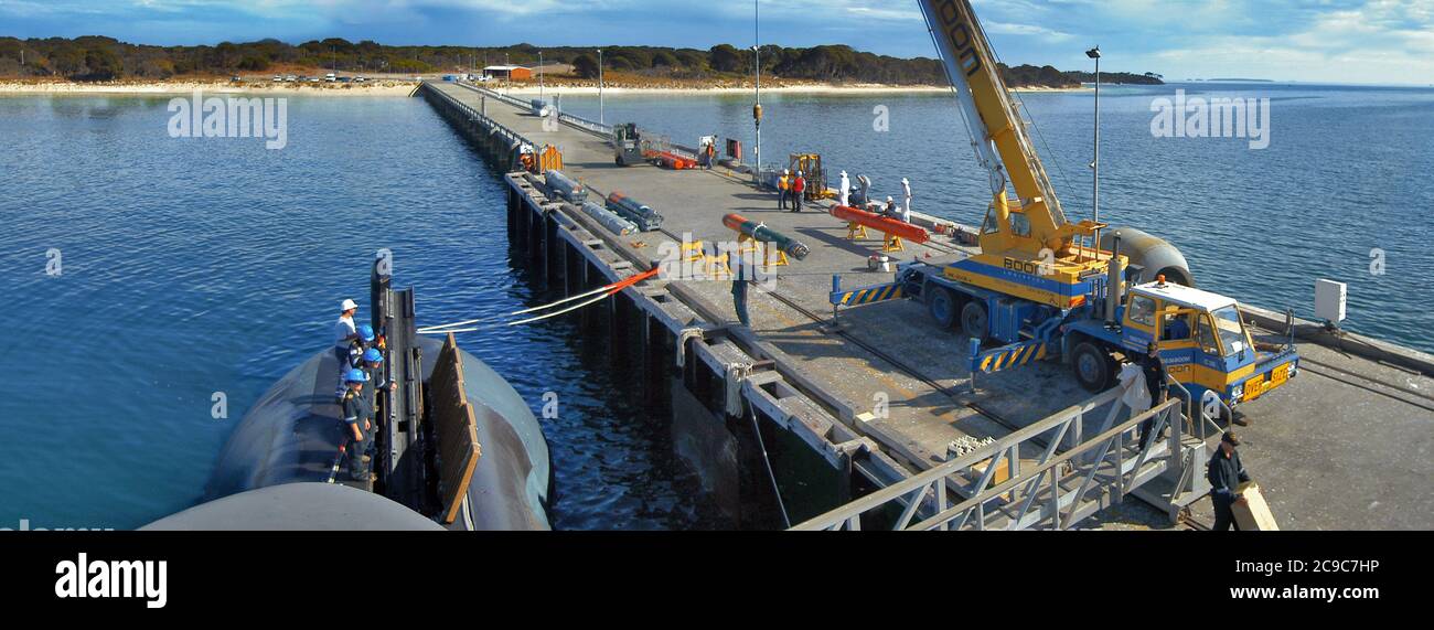 An onboard view of HMAS Rankin, aa Royal Australian Navy Collins Class ...