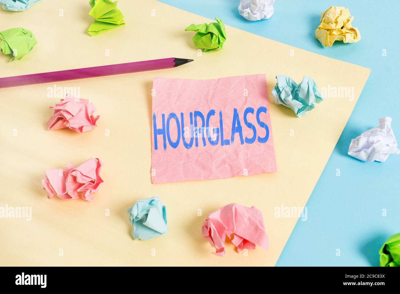 Conceptual hand writing showing Hourglass. Concept meaning instrument ...