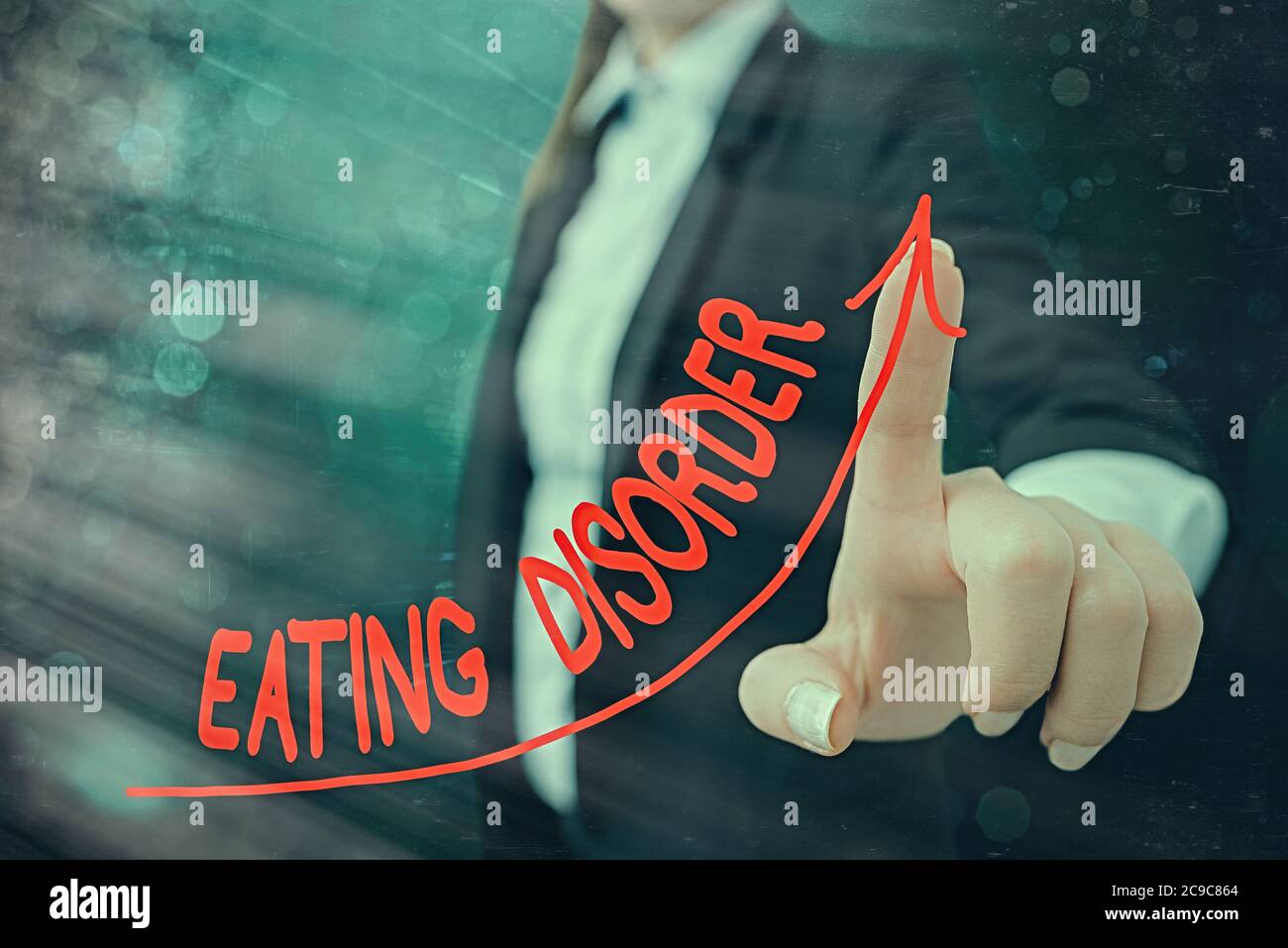 Handwriting text writing Eating Disorder. Conceptual photo illnesses or ...