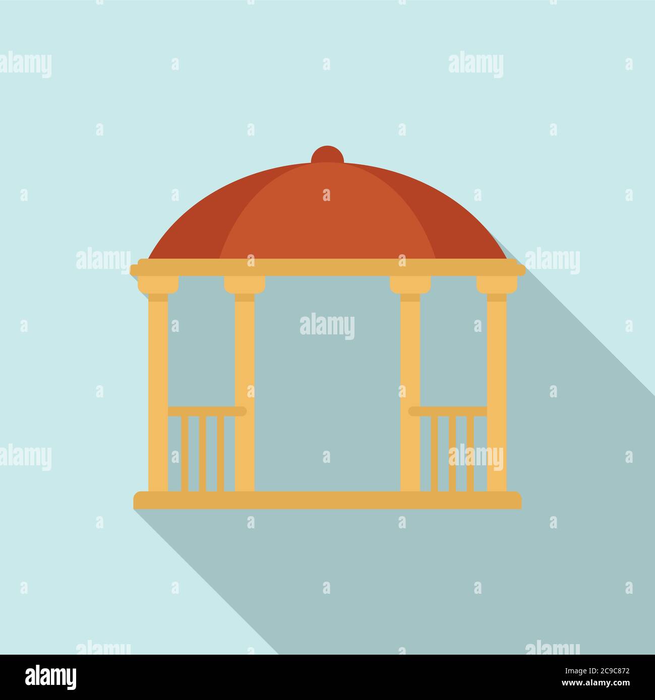 Bamboo pergola Stock Vector Images - Alamy